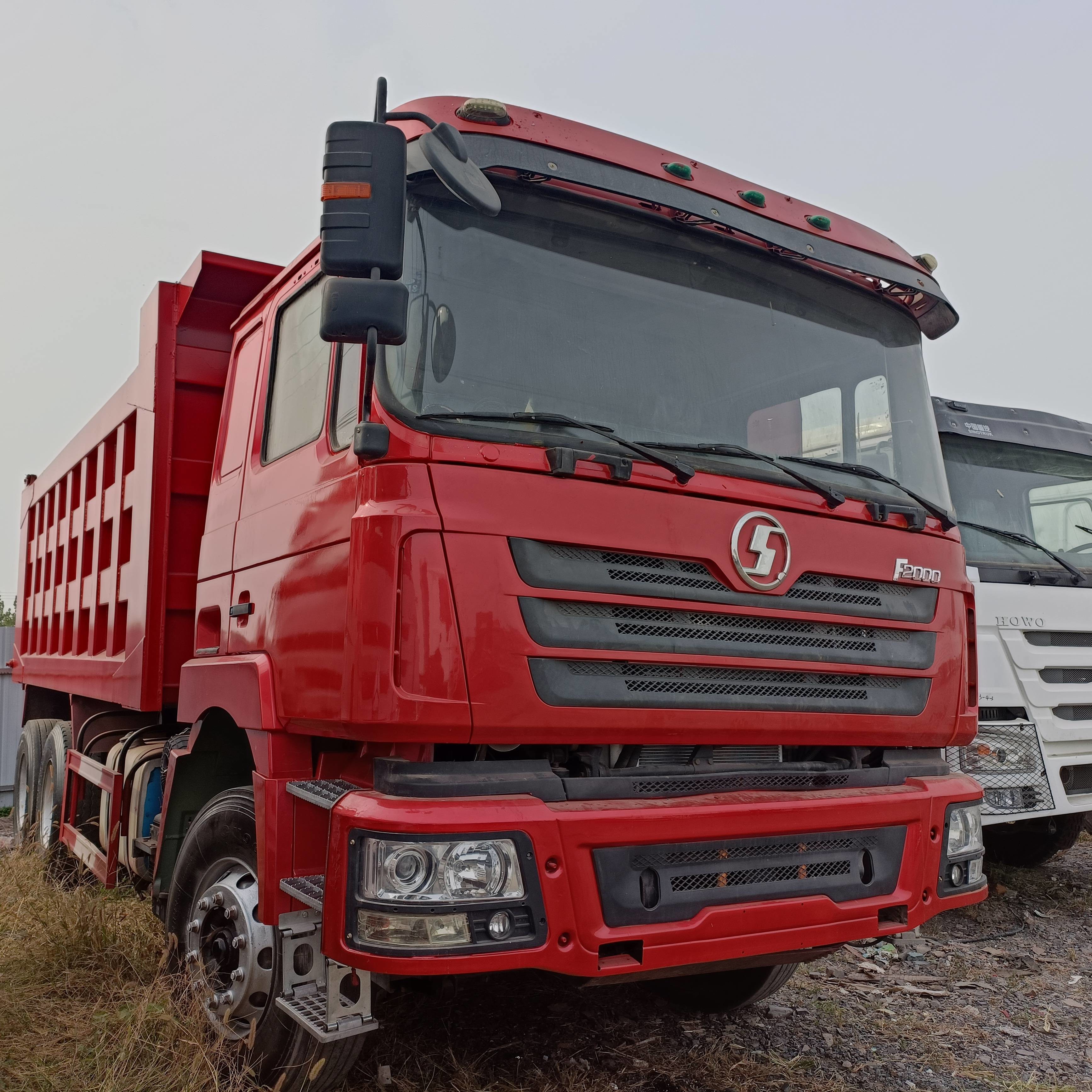 SHACMAN 8x4 camión pesado de basura F3000 EuroV 375HP camión de basura ...